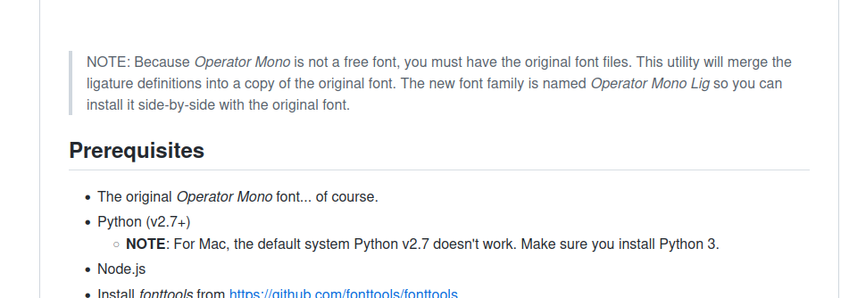 Include Operator Mono · Issue #1130 · ryanoasis/nerd-fonts · GitHub