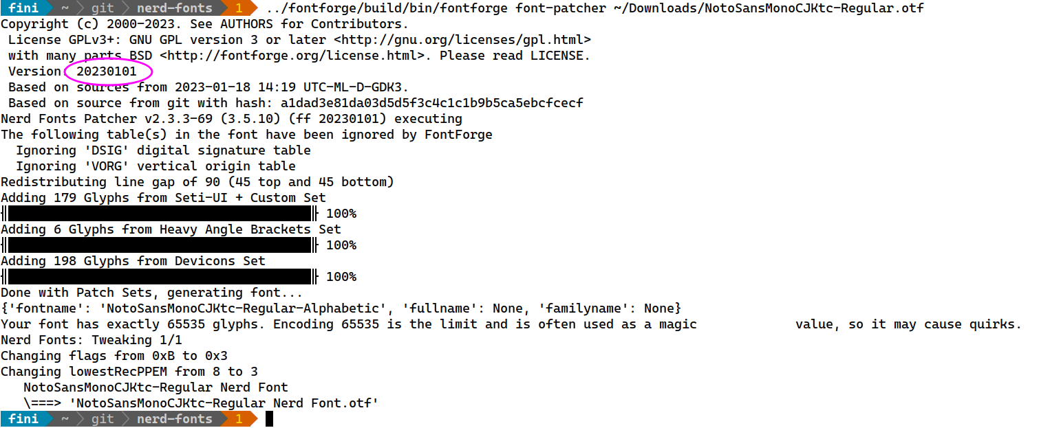 Segfault While Patching Font on WSL2 Ubuntu · Issue #514 · ryanoasis/nerd-fonts · GitHub