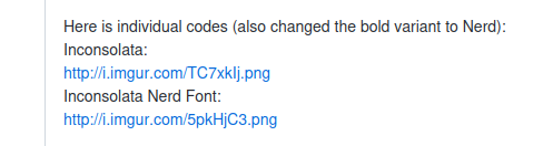 Discrepency between Inconsolata Nerd Font and regular Inconsolata · Issue #534 · ryanoasis/nerd ...