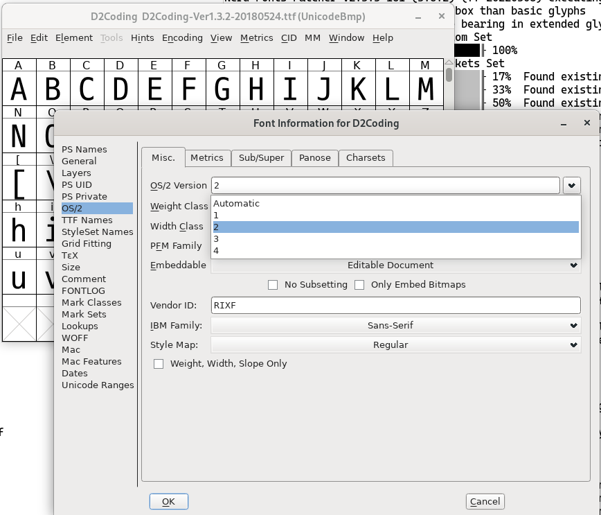 AvgCharWidth value increases when exporting OS/2 Version 3 TTF as TrueType · Issue #4899 ...