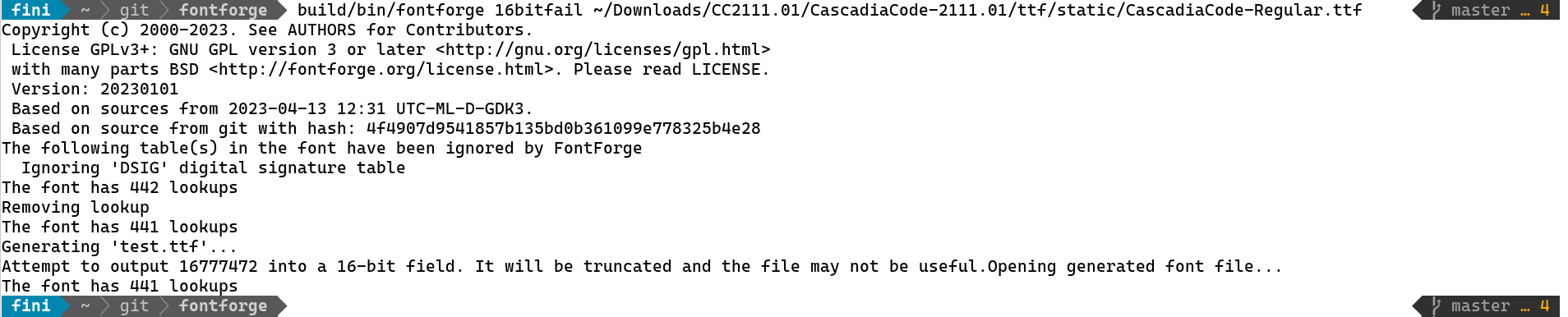 Lookup removal related "Attempt to output n into a 16-bit field." failure · Issue #5228 ...