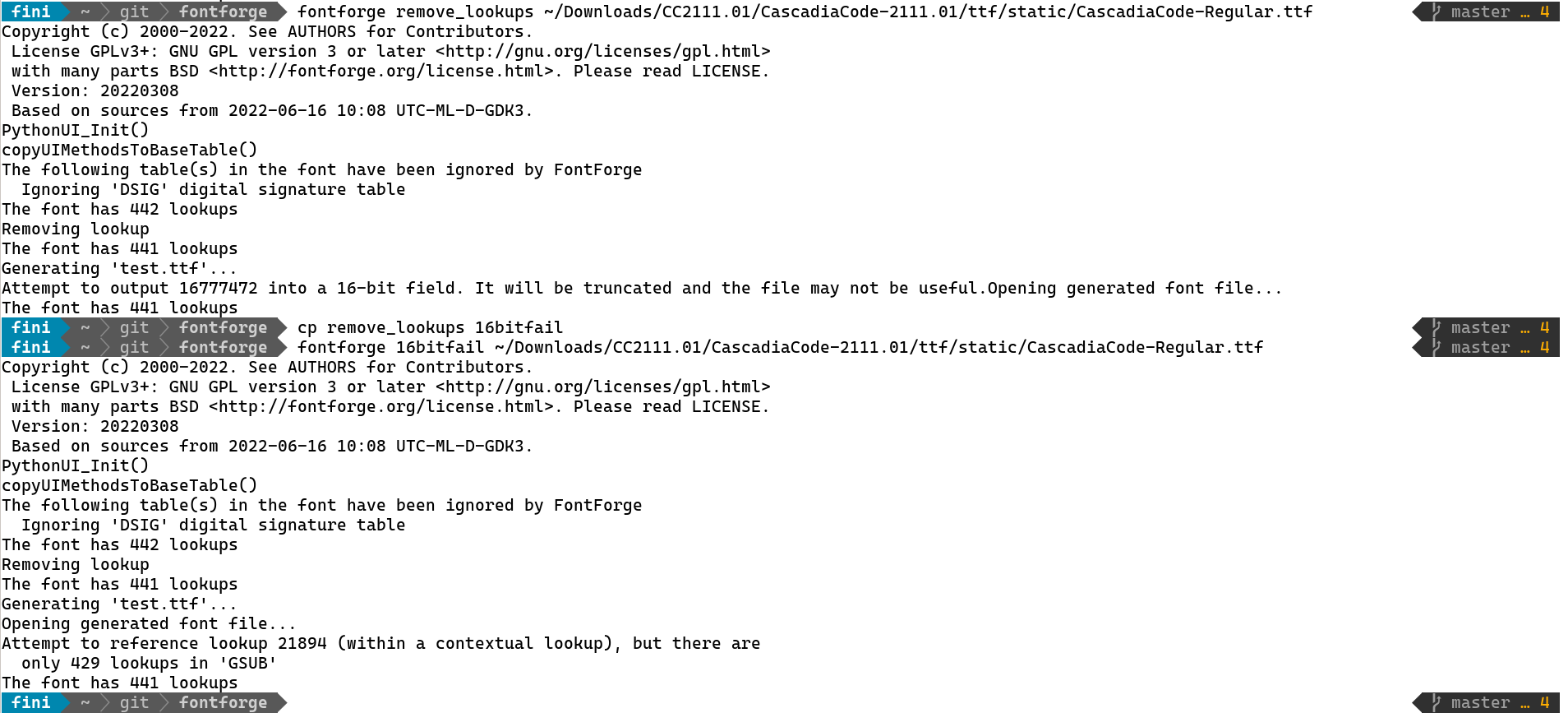 Lookup removal related "Attempt to output n into a 16-bit field." failure · Issue #5228 ...