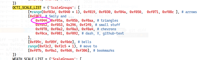Octicons scale fail · Issue #1288 · ryanoasis/nerd-fonts · GitHub