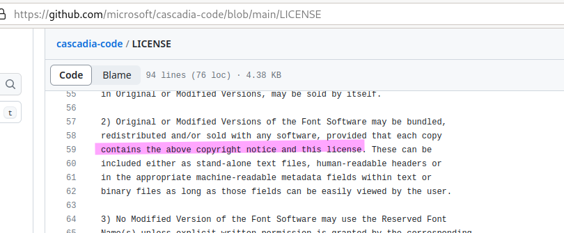 Copyright? · Issue #5 · eliheuer/caskaydia-cove · GitHub