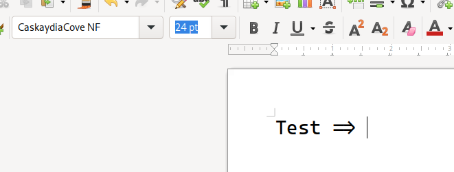 Caskaydia Cove introduces ligature issue not in Cascadia Code · Issue #1291 · ryanoasis/nerd ...