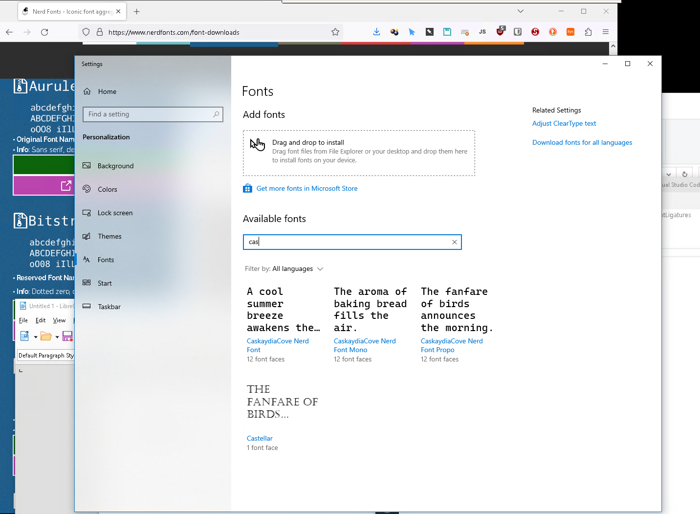 Caskaydia Cove introduces ligature issue not in Cascadia Code · Issue #1291 · ryanoasis/nerd ...