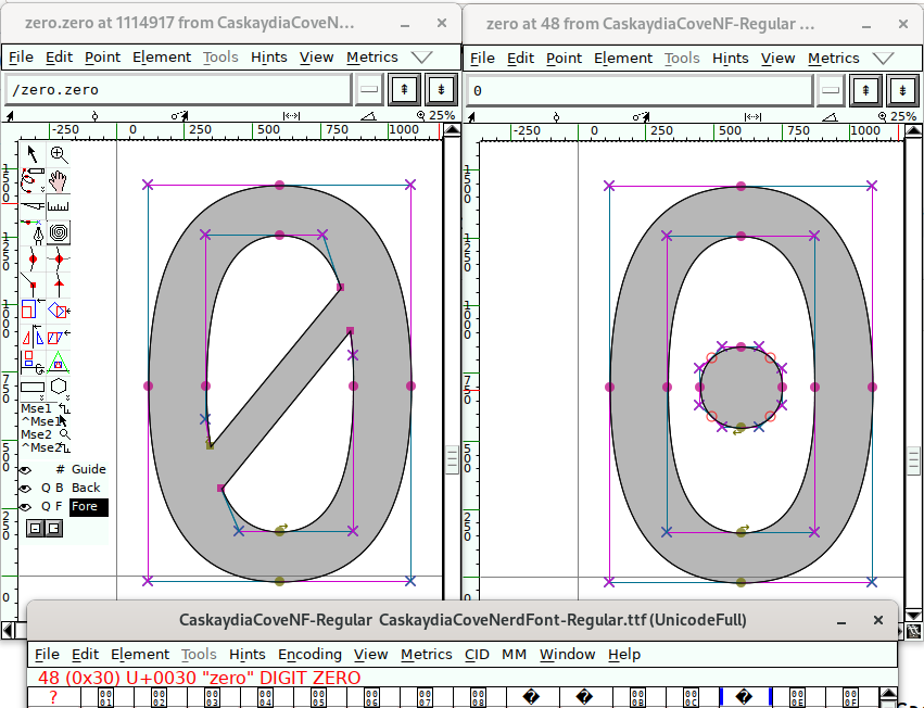 [CaskaydiaCove] Slashed zero has wrong height · Issue #1390 · ryanoasis ...