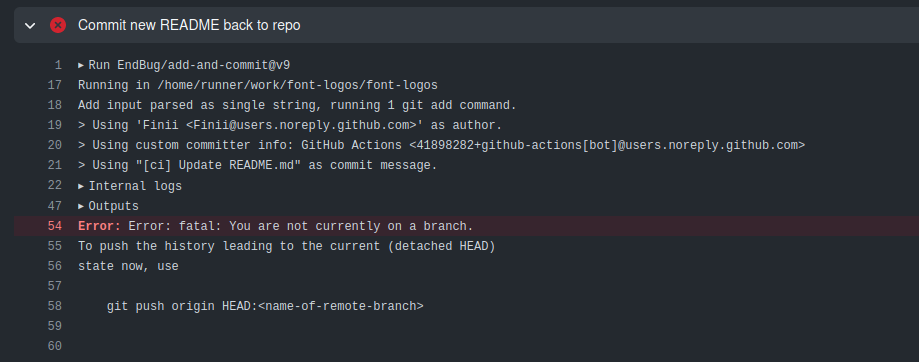 No automatic README update after release · Issue #117 · lukas-w/font-logos · GitHub
