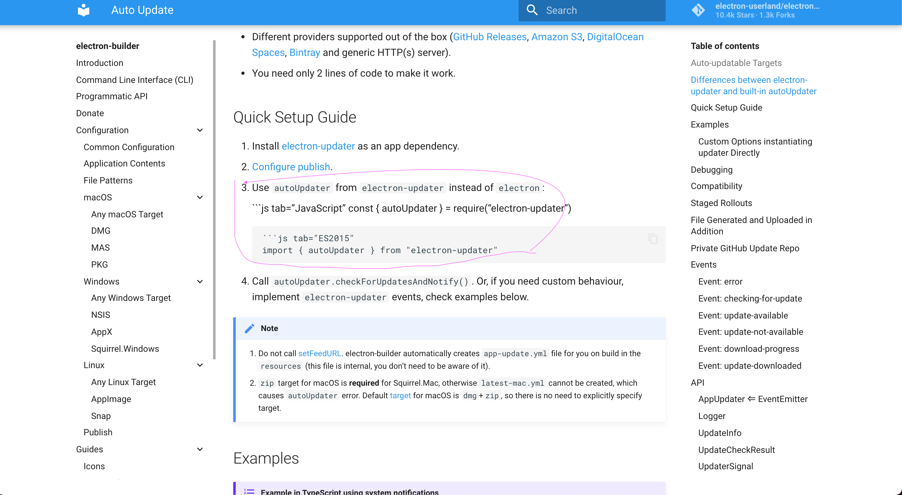 docs: missing space · Issue #5723 · electron-userland/electron-builder · GitHub