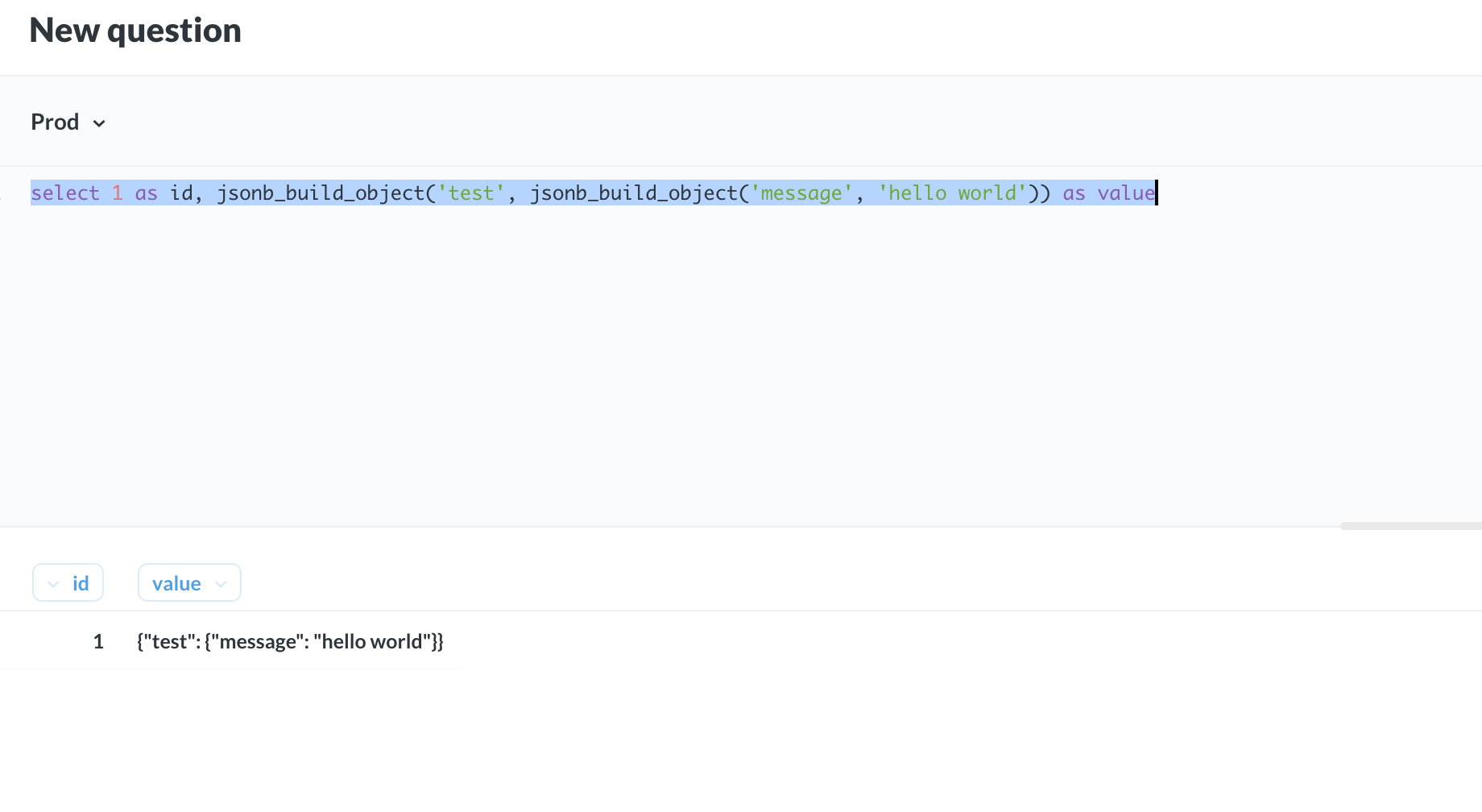 Ability to pretty print JSON/JSONB columns · Issue #13209 · metabase ...