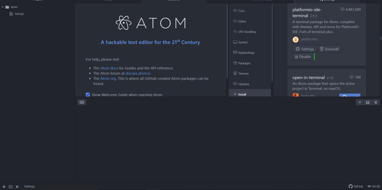 Terminal is not start · Issue #761 · platformio/platformio-atom-ide-terminal · GitHub