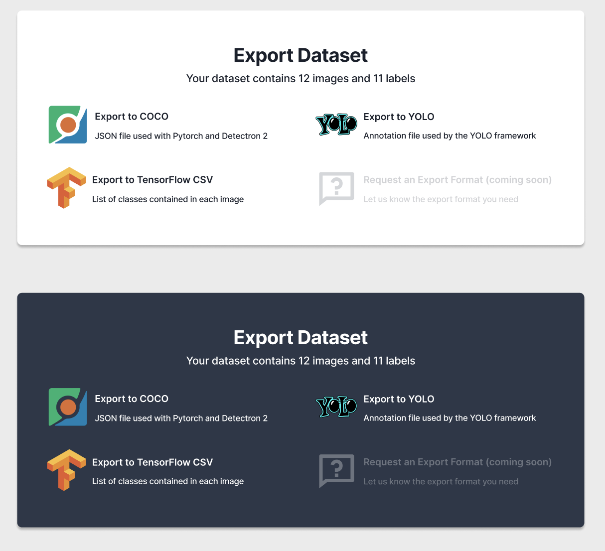 Add A TensorFlow CSV Export Format Issue 879 Labelflow labelflow