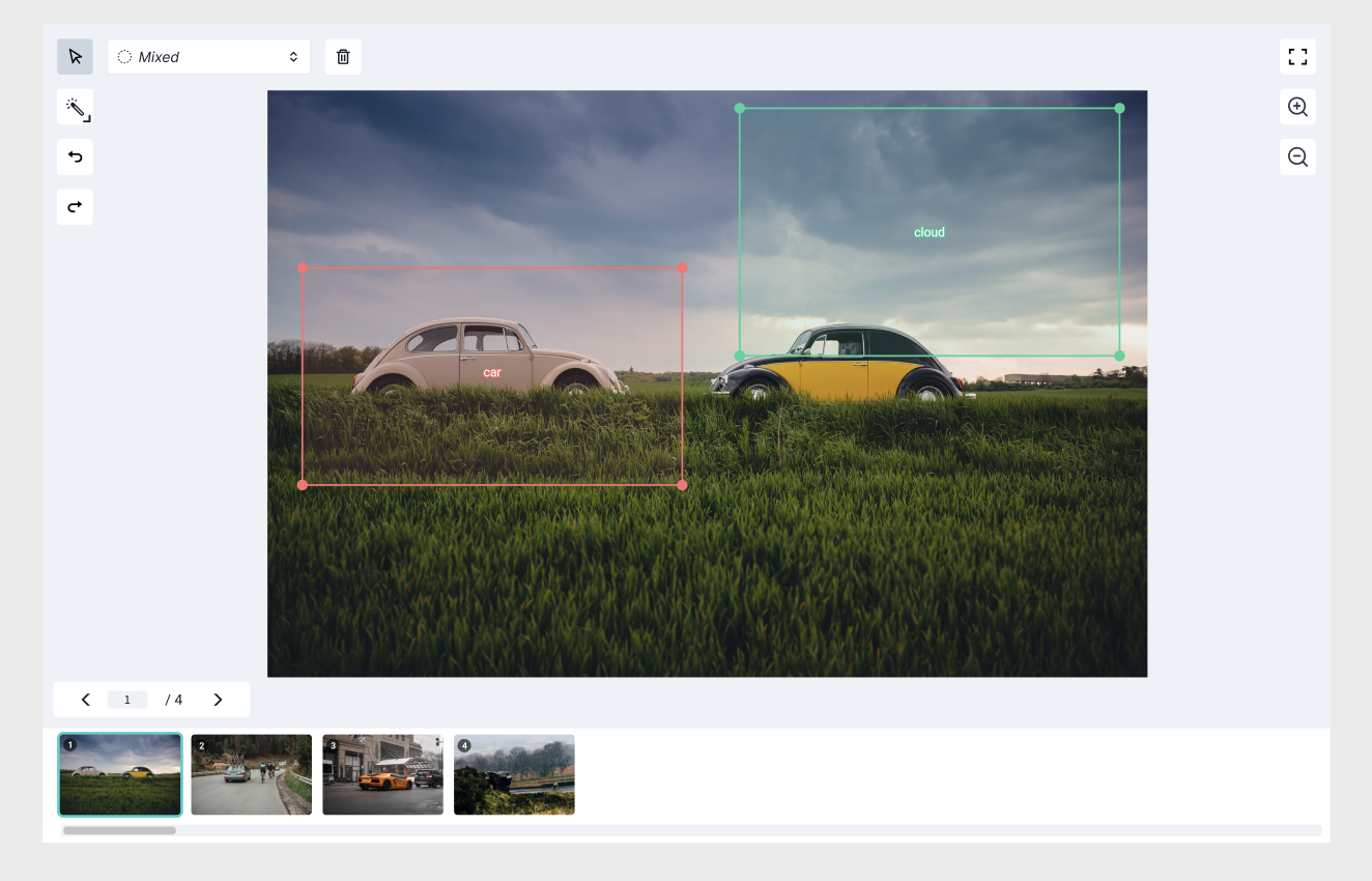 Multiple Selection Of Labels On The Labeling View · Issue 937 · Labelflow Labelflow · Github