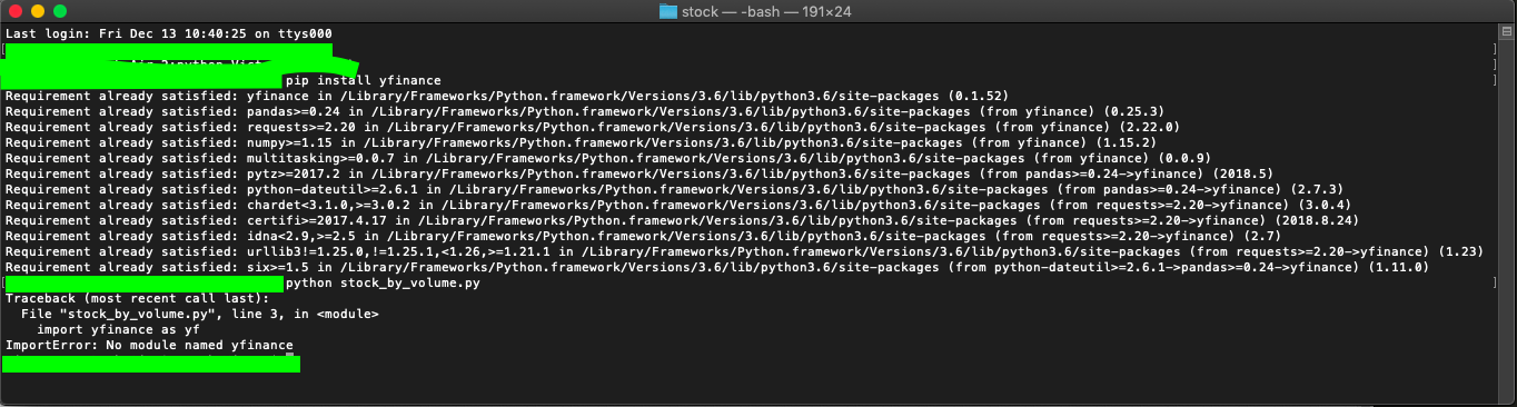 No module named yfinance · Issue #149 · ranaroussi/yfinance · GitHub