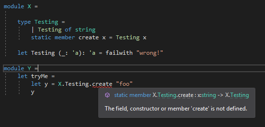 Tooltip Shows Function As Available And Shows Error That It Isnt At