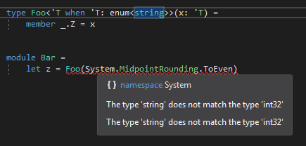 The enum constraint allows constraining by impossible enums, like enum , enum · Issue #9778 ...