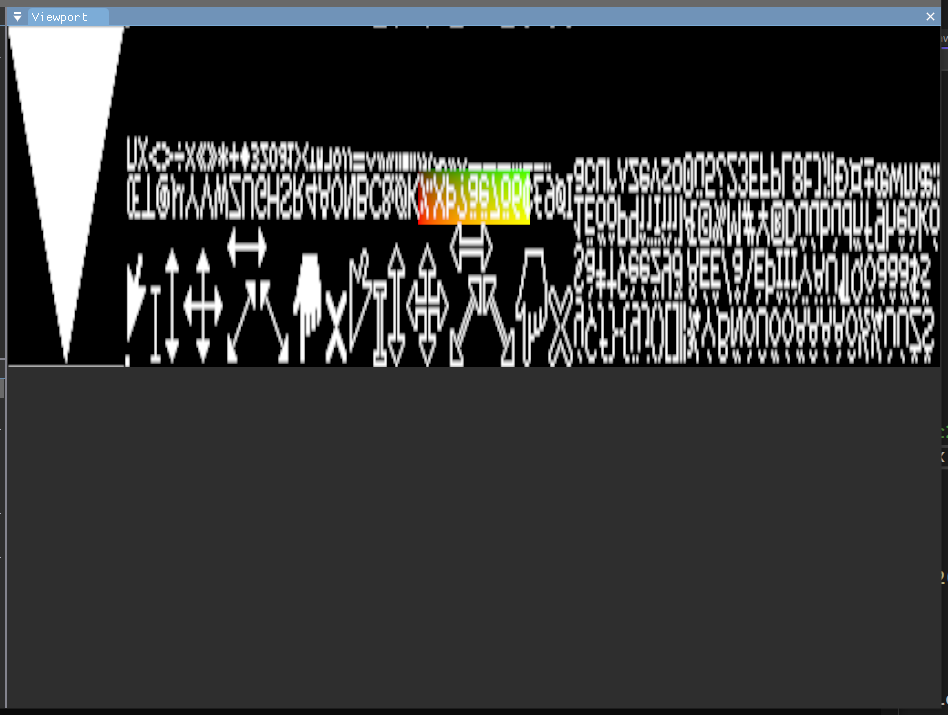 Drawing a polygon/line on top of an image causes the font texture to ...