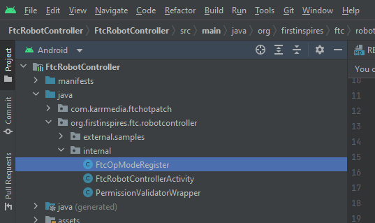 GitHub - VCInventerman/ftc-hotpatch: Update FTC OpModes on the fly