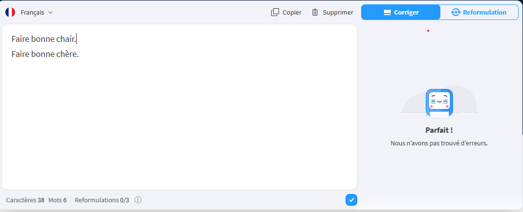 Fr Faire Bonne Chère · Issue 8606 · Languagetool Orglanguagetool · Github
