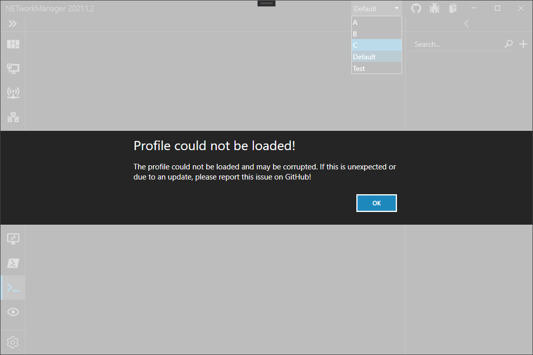 NETwork manager crashes after splash screen · Issue #270 · BornToBeRoot/NETworkManager · GitHub