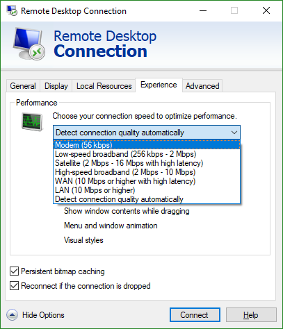 Request for RDP experience settings · Issue #187 · BornToBeRoot/NETworkManager · GitHub