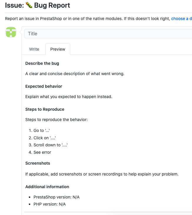 Blank Page After Update · Issue 23910 · Prestashopprestashop · Github 5287