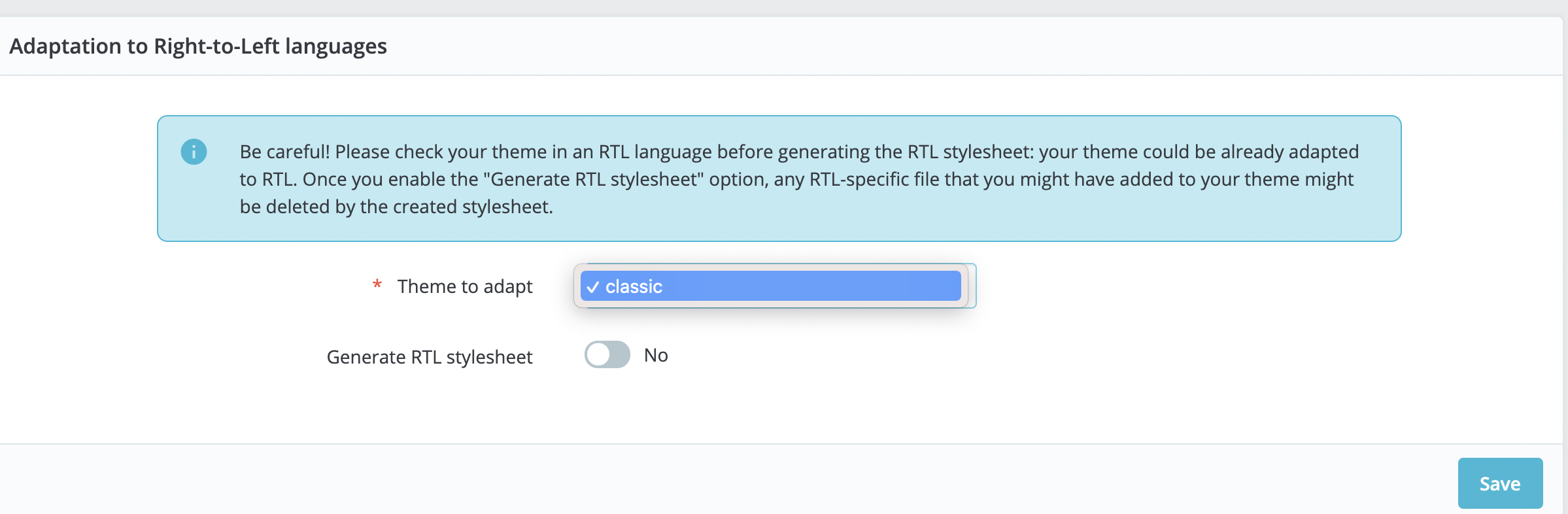 [BO] Mismatch between default-theme and new-theme for RTL languages · Issue #26017 · PrestaShop ...
