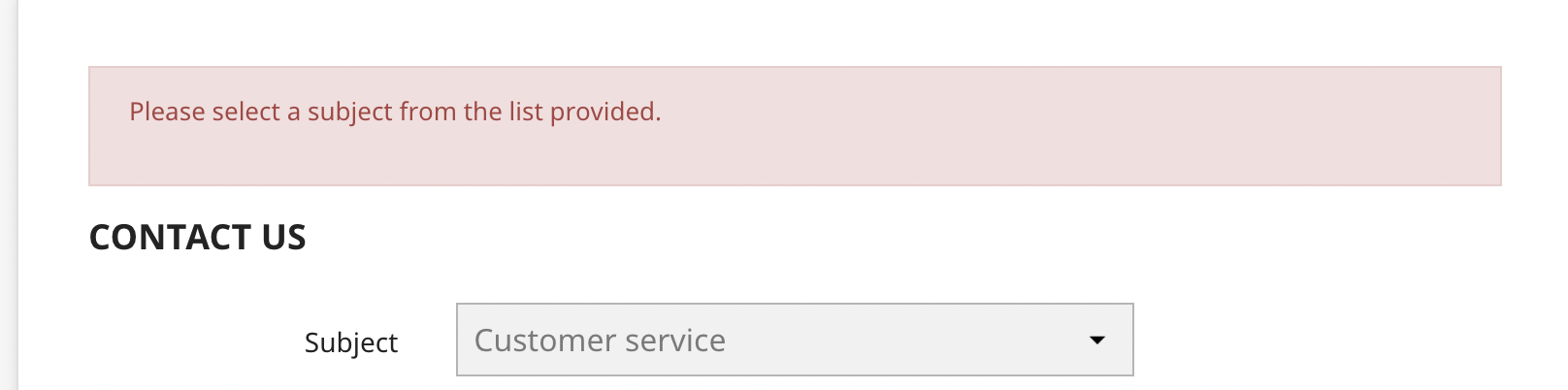FO - contactform - Subject and Order Reference are empty after a response from Customer Service ...