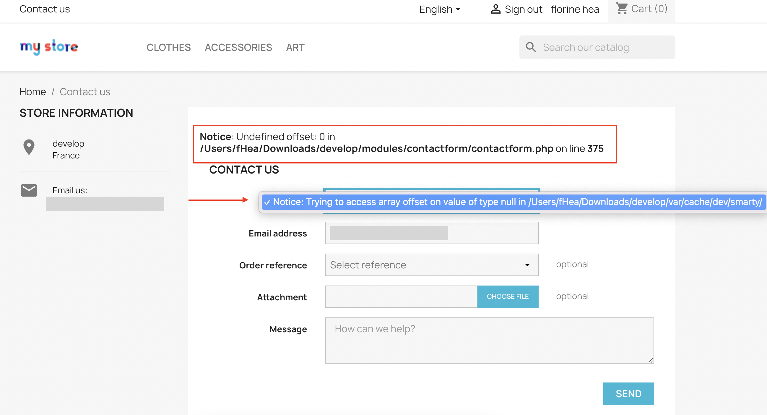 Fo Contactform Subject And Order Reference Are Empty After A Response From Customer Service