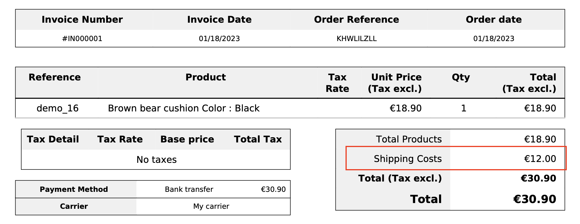 Updating tracking number causes recalculating invoice · Issue #30868 · PrestaShop/PrestaShop ...