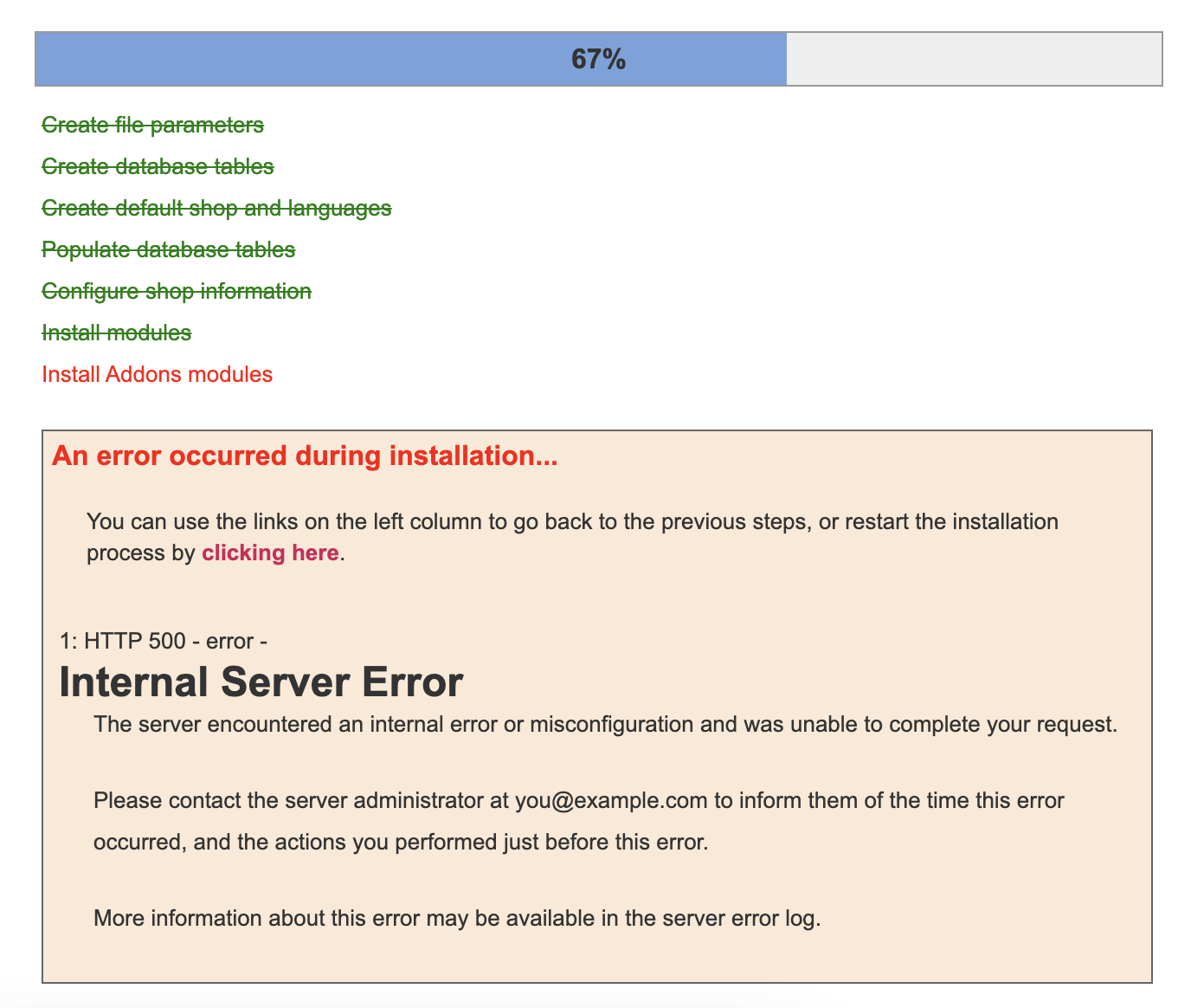 Installations Are Blocked On Step Install Addons Modules For Versions 1 7 5 2 1 7 6 1 1 7 6