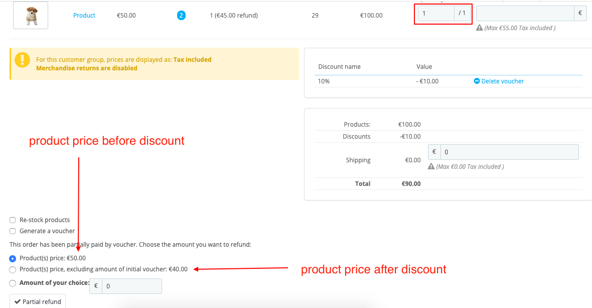 Invalid taxes breakdown in order slips for orders with discount · Issue #18742 · PrestaShop ...