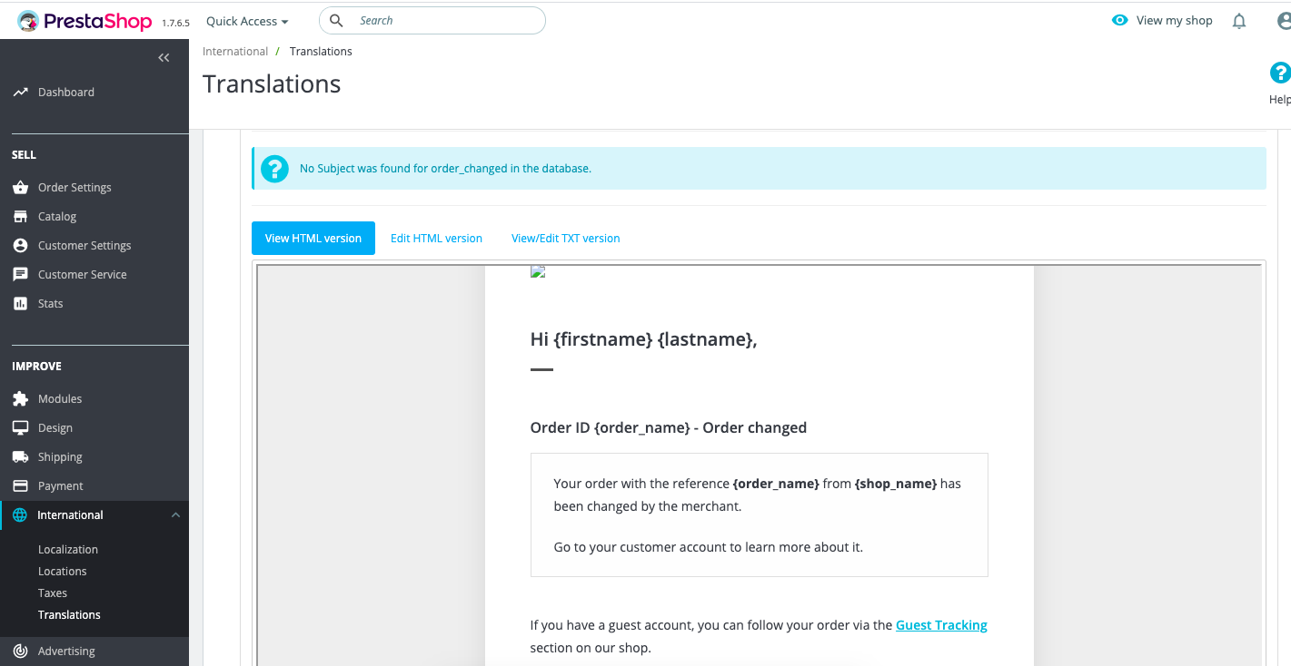 Inconsistent emails translation result · Issue #19081 · PrestaShop/PrestaShop · GitHub