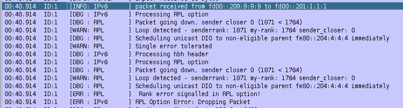 Problem with RPL option processing on downward rank error · Issue #1721 ...
