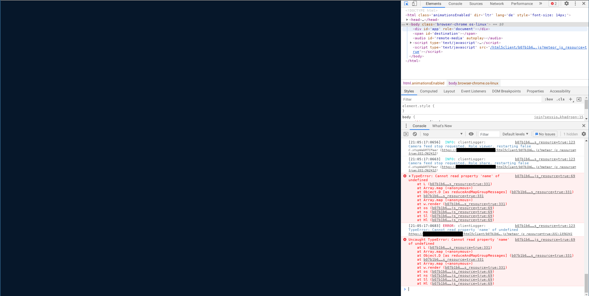 Starting a poll crashes HTML5 client · Issue #12149 · bigbluebutton/bigbluebutton · GitHub