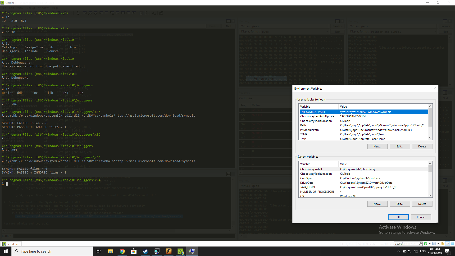 Issues with pykd (both versions) · Issue #23 · corelan/windbglib · GitHub
