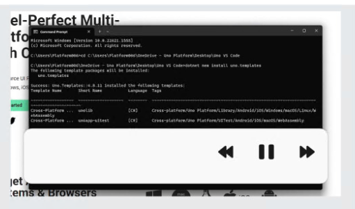 [Gallery][Wasm/Android/iOS]MediaPlayerElement , Fastforward and Fastrewind buttons are not ...