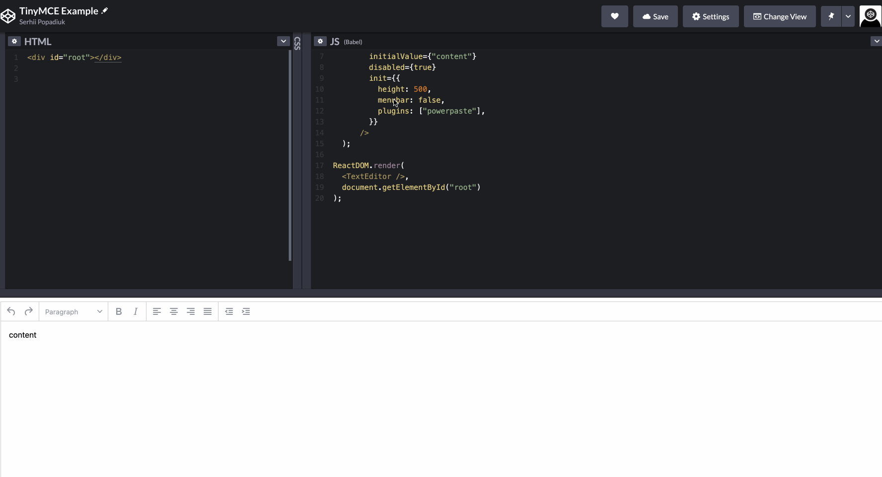 Powerpaste plugin allow to copy paste in disable mode · Issue #7041 · tinymce/tinymce · GitHub