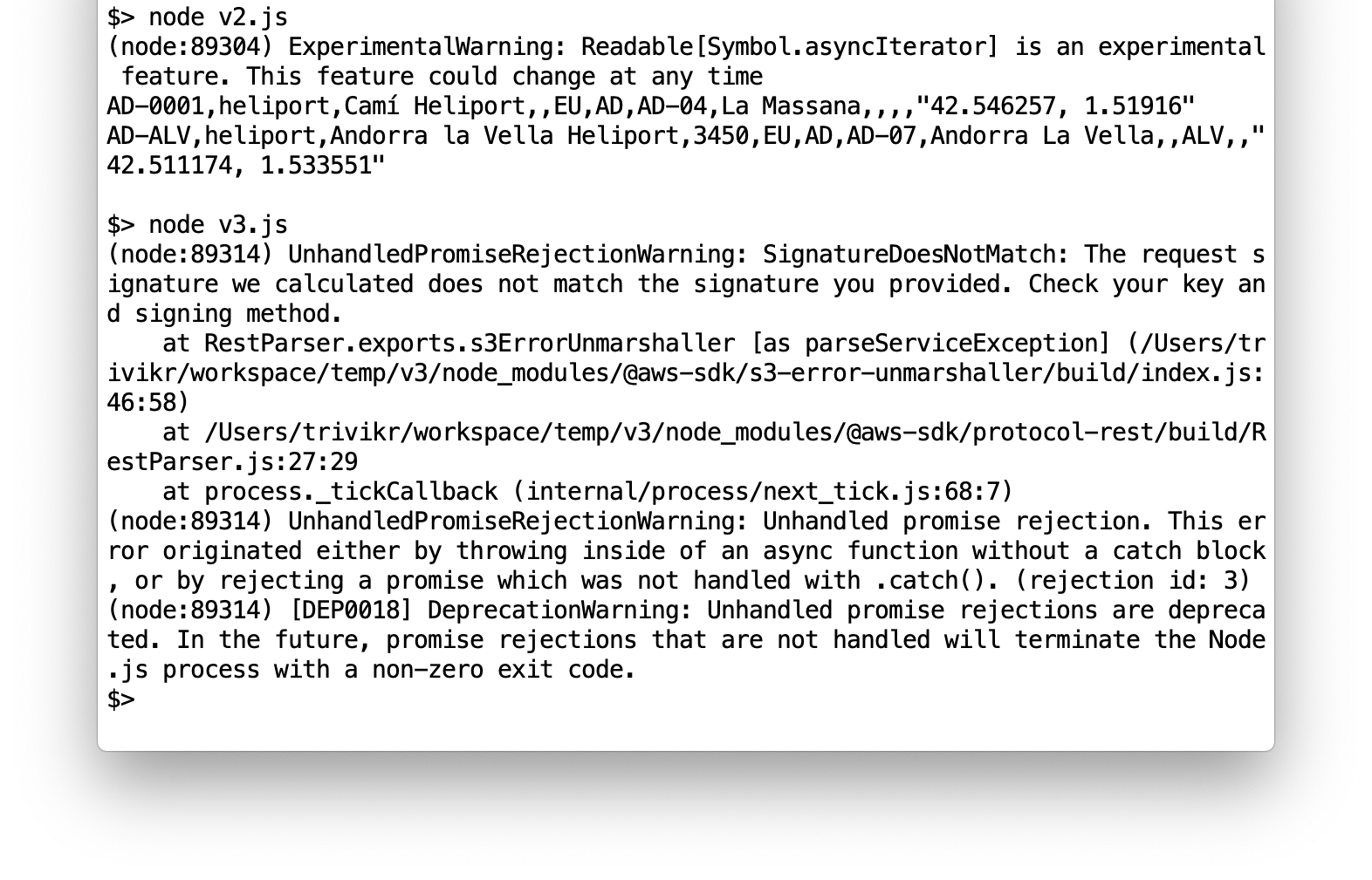 Lectobjectcontent Returns Signaturedoesnotmatch Error · Issue 315 · Awsaws Sdk Js V3 · Github