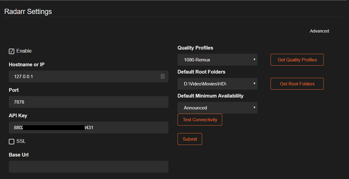 Radarr not sending requests to Radarr · Issue #2979 · Ombi-app/Ombi · GitHub