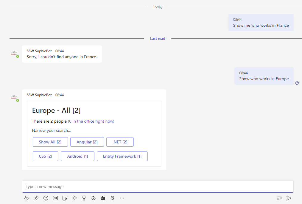 🐛 Doesn't recognize France as location · Issue #568 · SSWConsulting/SSW.SophieBot · GitHub