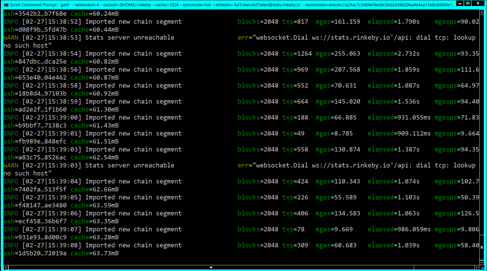 Websocketdial Wsapi Bad Status · Issue 15290 · Ethereumgo Ethereum · Github 1271