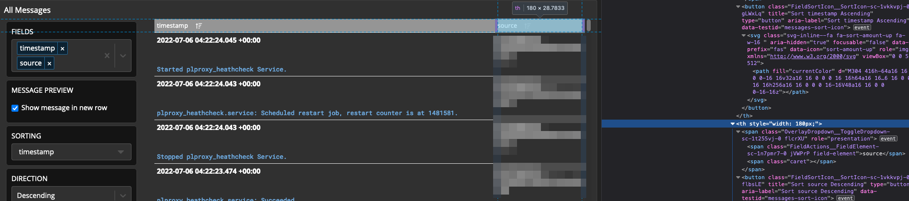 SOURCE_FIELD column fixed to 180px · Issue #13007 · Graylog2/graylog2-server · GitHub
