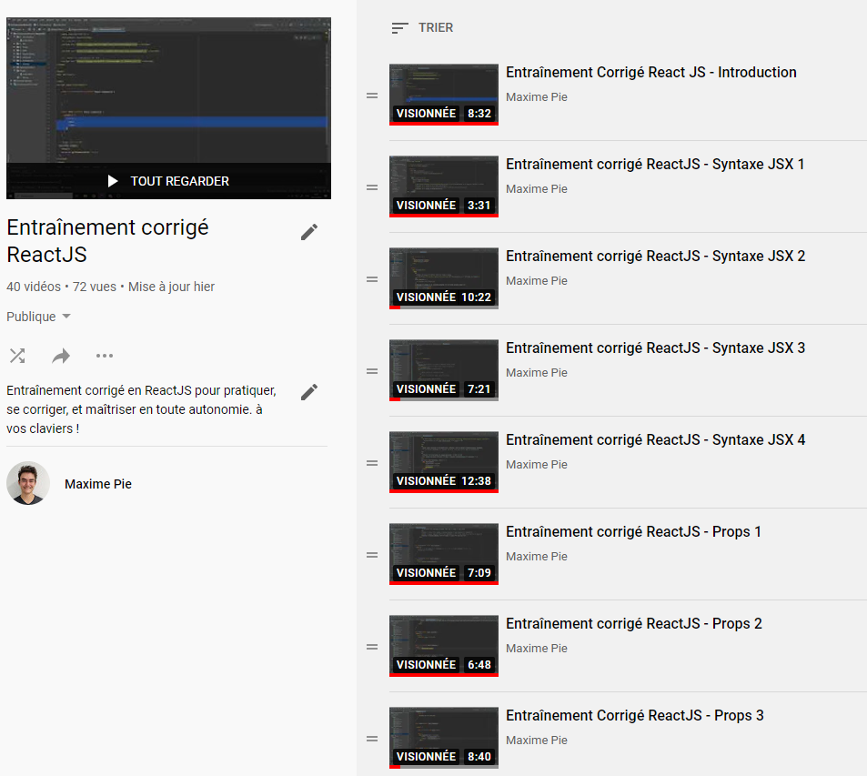 GitHub - MaximePie/React-Cours-Webapp: Une série d'exercices corrigés ...