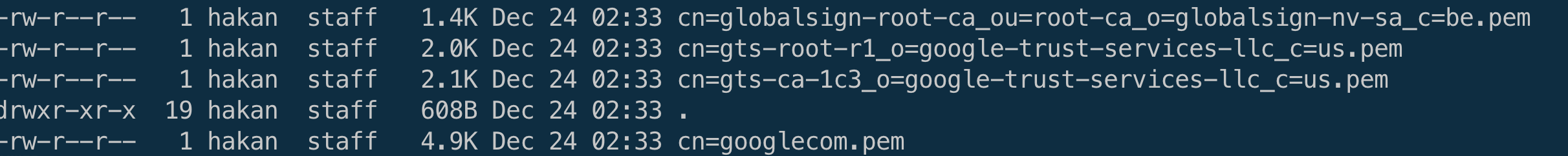 Add support to export in the .CRT/PEM format (multiple files for chains) · Issue #6 · Hakky54 ...