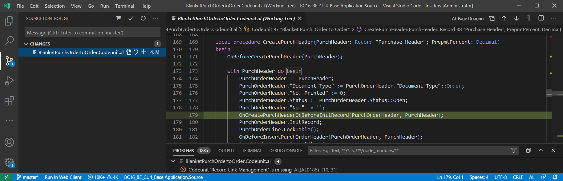 codeunit 97 "Blanket Purch. Order to Order" OnCreatePurchHeaderOnBeforeInitRecord · Issue #8857 ...