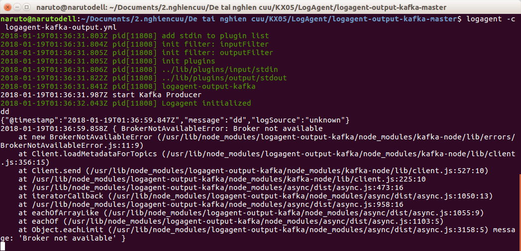 BrokerNotAvailableError: Broker not available · Issue #119 · sematext/logagent-js · GitHub