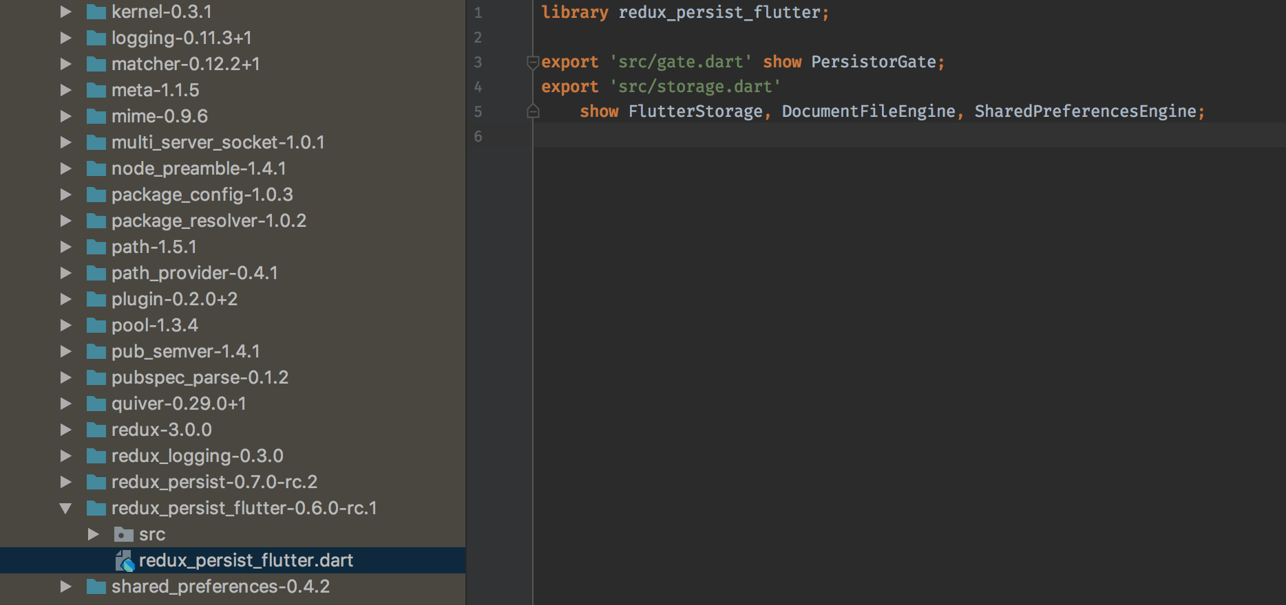 FlutterSaveLocation is not exported in redux_persist_flutter · Issue #15 · Cretezy/redux_persist ...
