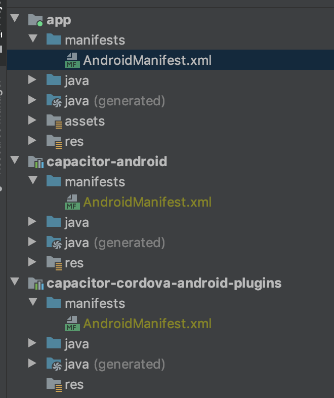 bug: package com.getcapacitor.android does not exist · Issue #3519 · ionic-team/capacitor · GitHub