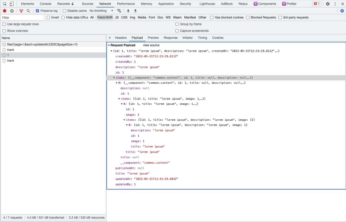 Nested components/fields are missing in the UI after saving the content · Issue #13427 · strapi ...